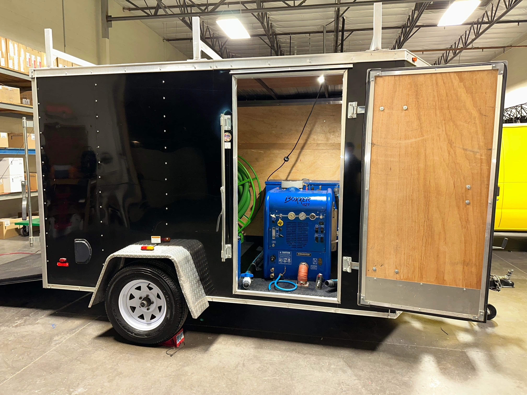 6x10 trailer with hydramaster boxxer 421 fully loaded | The Cleaning ...